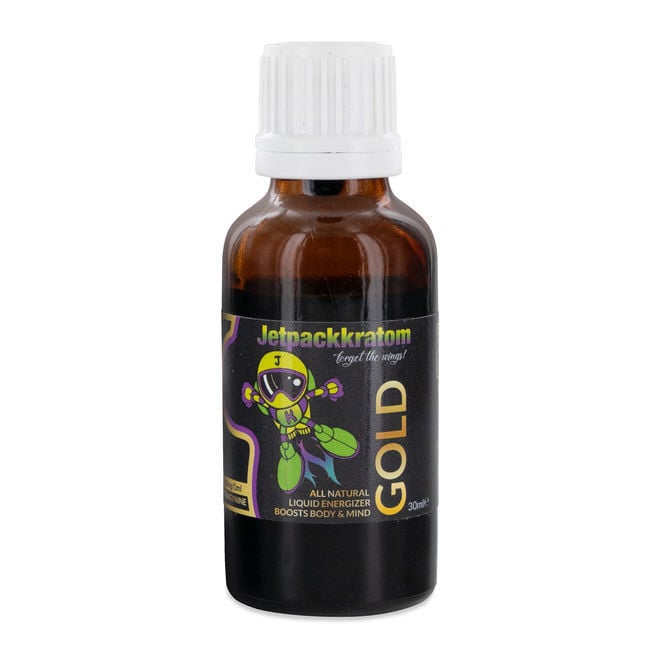 Jetpackkratom Extrait Liquide GOLD | Qualité supérieure - Zamnesia